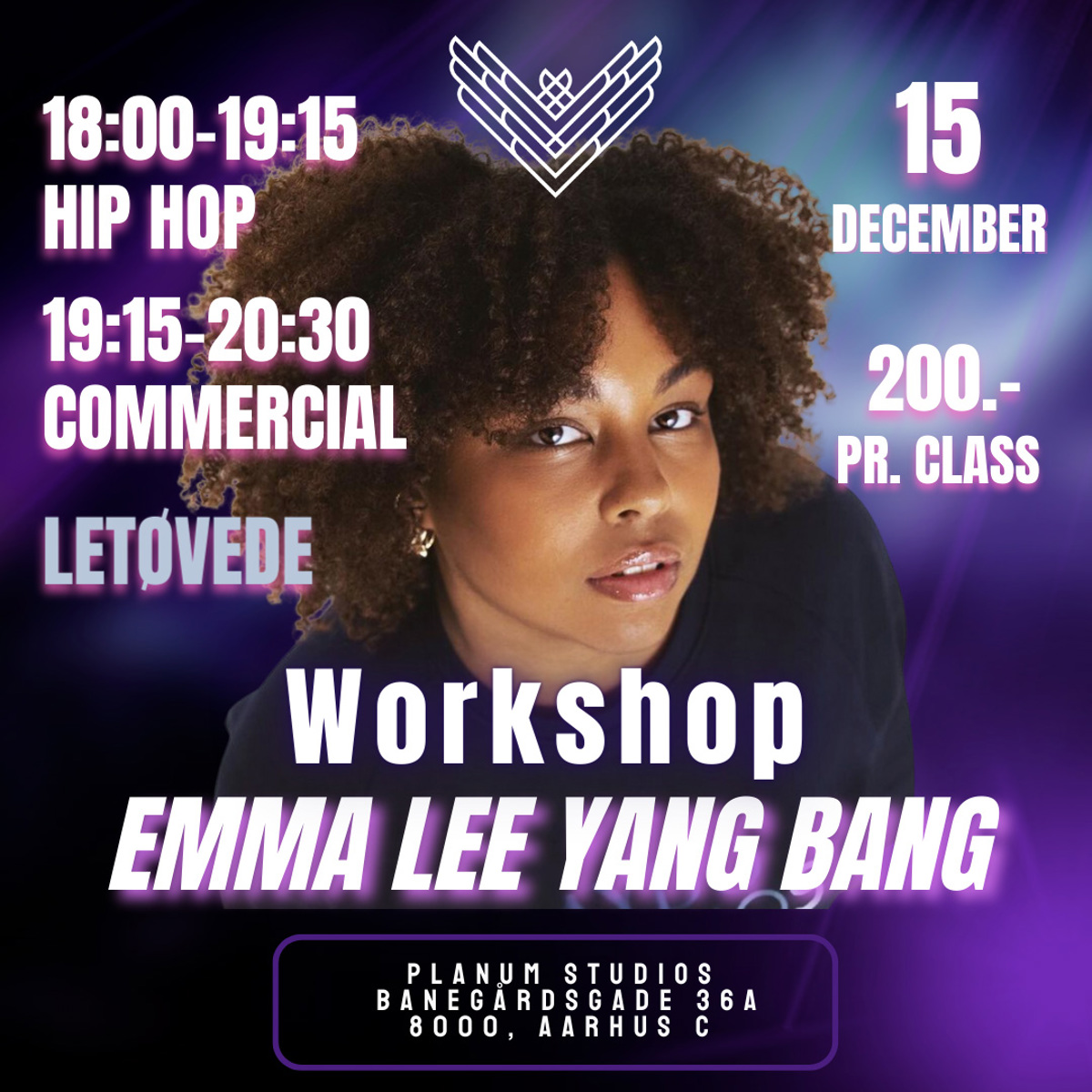 Workshops med Emma 15. december